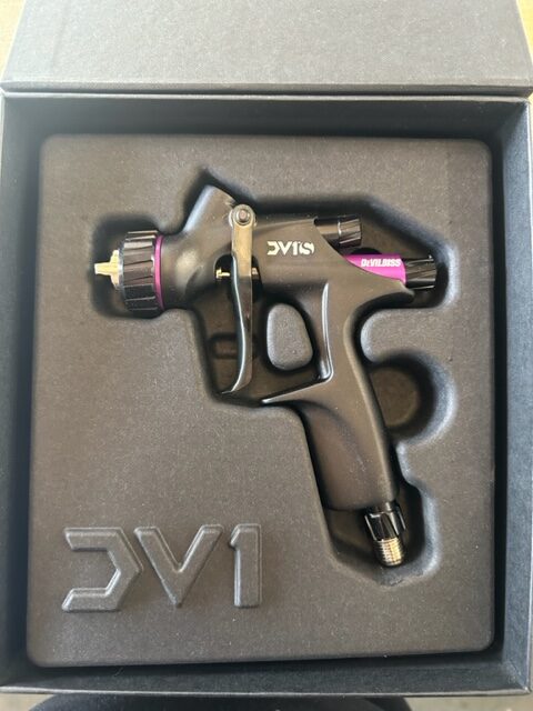 Devilbiss DV1 S Smart Repair Mini Touch Up Spray Gravity Gun. 1.0mm & 1 ...