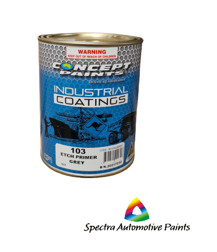 Concept Paints 1K Etch Primer Grey 1lt - Spectra Automotive Paints
