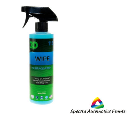 3D WIPE Surface-Prep, Oil And Grease Remover. 474ml Ceramic Coating Pre ...