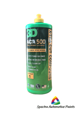 3D ACA 500 X-Tra Cut Compound. 946ml. Buffing, Polishing - Spectra Paints