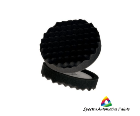 3M 5738 Black Foam Polishing Waffle Pad 203mm. Removes Swirls ...