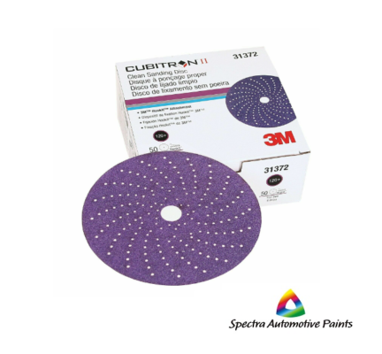 3M 31372 Cubitron II Hookit Clean Sanding Abrasive Discs 120g. 152mm ...