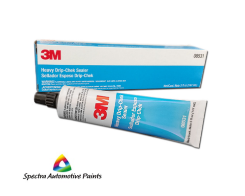 3M Heavy Drip-Check Sealer 147ml Paintable Fast Dry Cracks Seams Auto ...