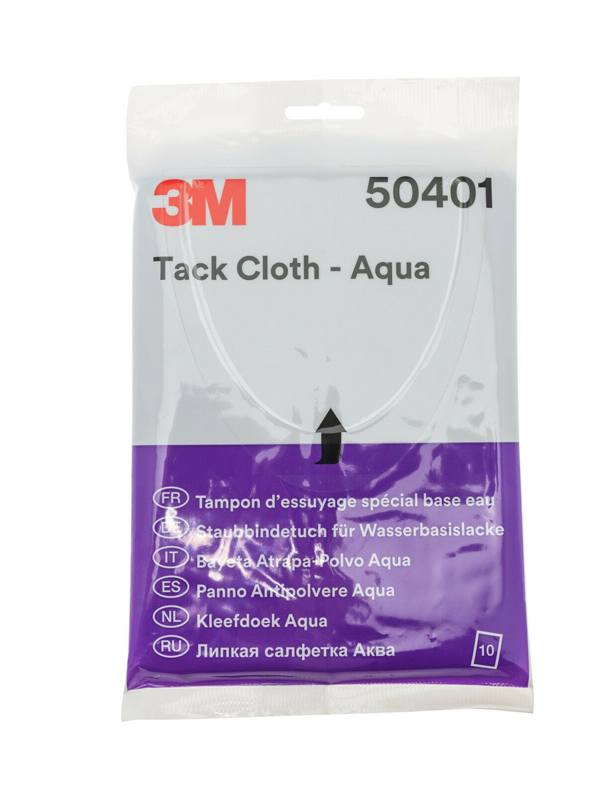 3M Tack Cloth Aqua, 10 Pack, Lint And Silicone Free Ideal For Water ...