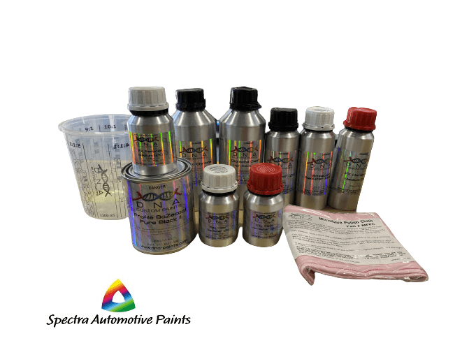 DNA Black Chrome 500ml Complete Kit. Custom Paint. - Spectra Automotive ...