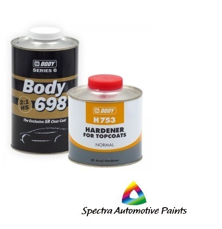 HB Body 698 HS SR Clear Coat. 1.5L Kit. Automotive Paints - Spectra ...