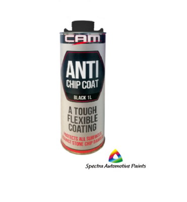 CAM Anti Chip Coat, Stone Guard 1lt BLACK, Paintable - Spectra Paints