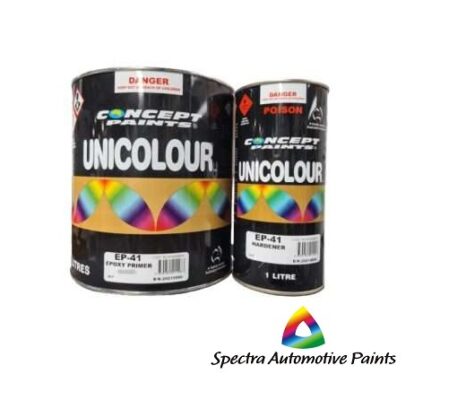 Concept Paints Epoxy Primer Kit EP41. 2K BLACK 5Lt - Spectra Paints