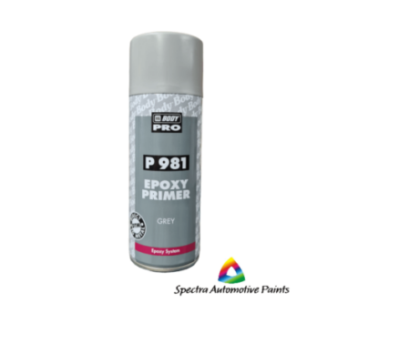 HB Body 981 Epoxy Primer Aerosol Grey 400ml - Spectra Paints