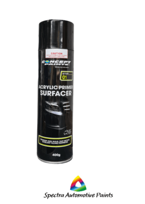 Concept Paints Acrylic Primer Surfacer 400G Aerosol (Grey) - Spectra Automotive Paints