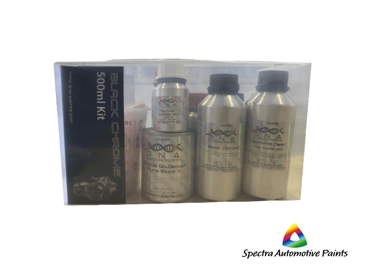 DNA Black Chrome 500ml Complete Kit. Custom Paint. - Spectra Automotive ...