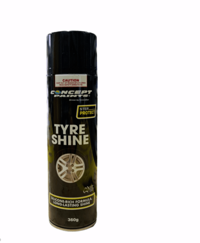 Concept Paints, Tyre Shine Aerosol 360g - Spectra Automotive Paints