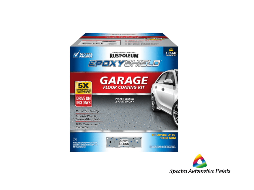 Rust-Oleum Epoxy Shield Garage Floor Paint Coating Kit Grey Gloss 1 Car ...