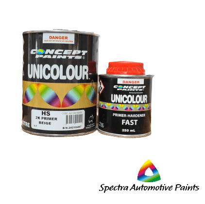 Concept Paints Automotive HS 2K Primer Kit 1.25LT. High Build ...