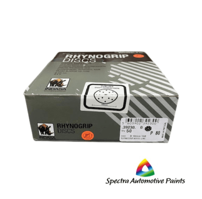 Indasa White Line 6" 150mm Rhynogrip Discs 80g. Sanding, Grip System ...