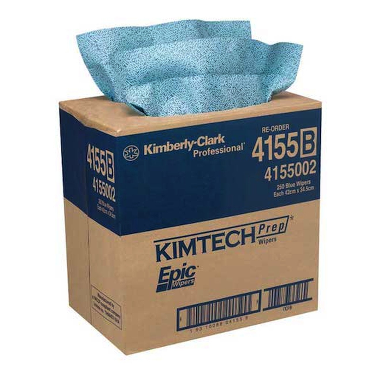 Kimberly-Clark, Kimtech Prep Epic Wipes. 4155 Heavy Duty Blue Prep Box ...