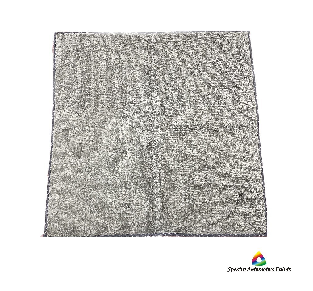 Grey Microfiber Cloth/Towel 41mm X 41mm. Detailing, Cleaning & Washing ...
