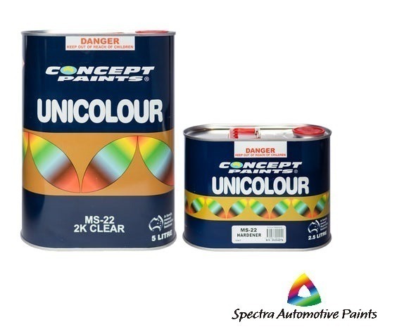 Concept Paints Automotive MS-22 2K Clear Kit 7.5lt. (2:1) - Spectra ...