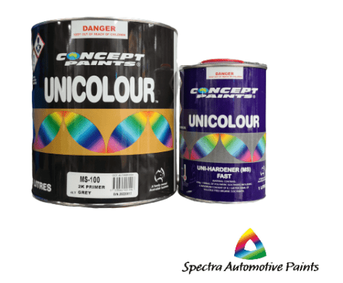 Concept Paints MS 100 2K Primer Kit, 5lt. Primer Surfacer - Spectra Paints