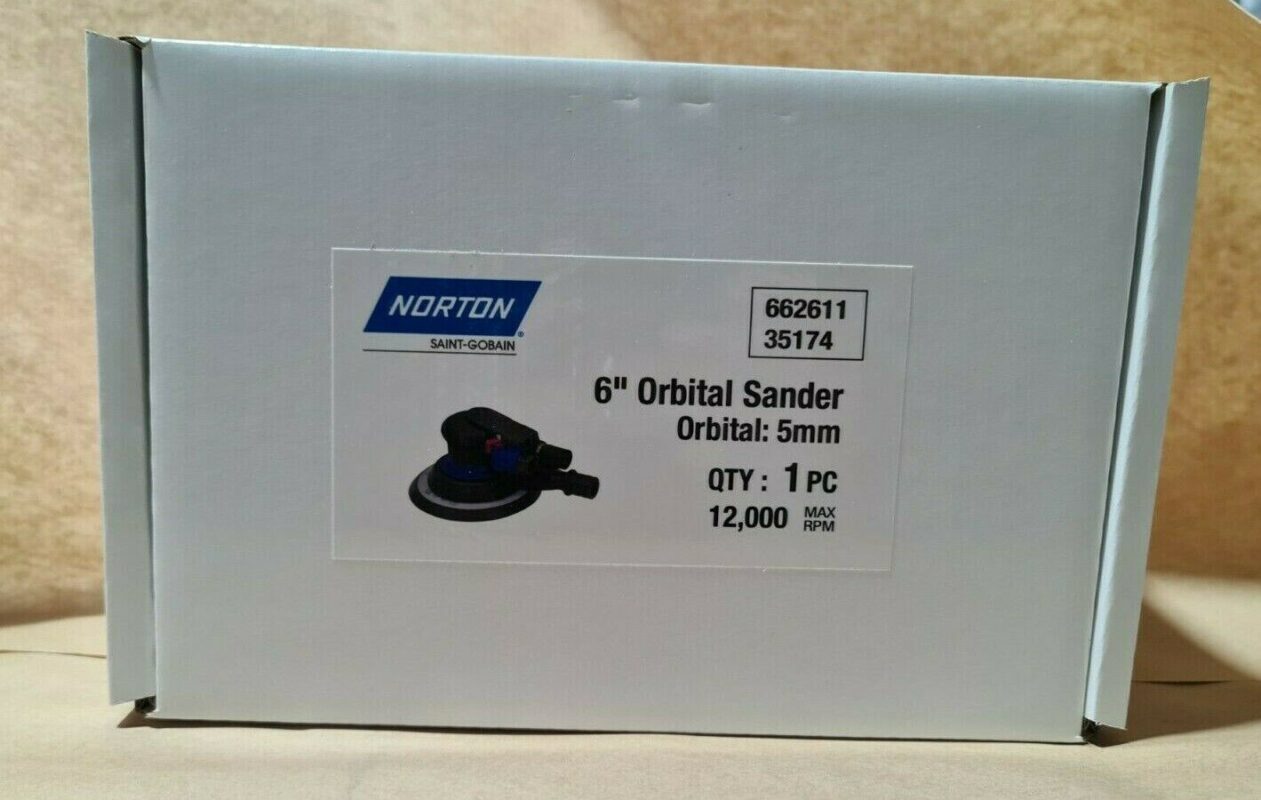 Norton Orbital Palm Sander 6" (150mm) 5mm. Whizzer - Spectra Paints