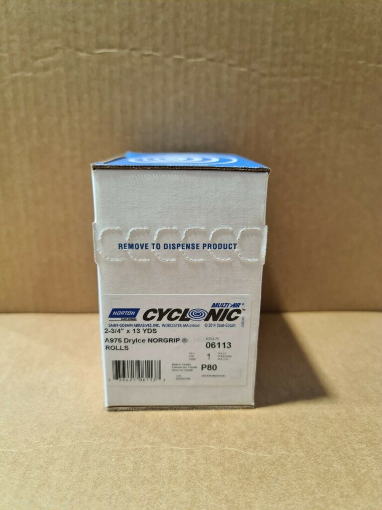 Norton A975 Multi-Air Cyclonic Sanding Roll. 80g. 70mm X 11.9M ...