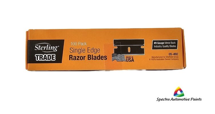 Sterling Single Edge Razor Blades. Pack Of 100. - Spectra Paints