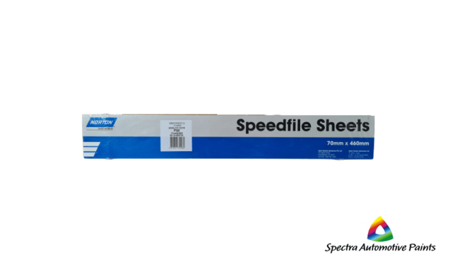 Norton Speedfile Sanding Sheets 80G. (70mm X 460mm). Pack Of 50 ...