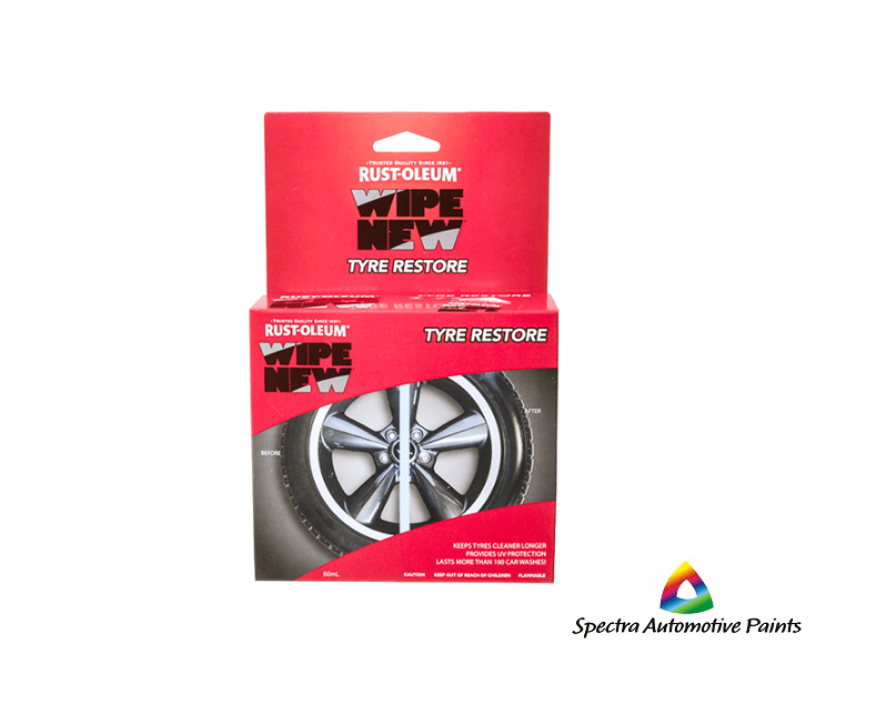 Rust-Oleum WIPE NEW Tyre Restore Kit. Tire Detailing Clean Shine UV ...