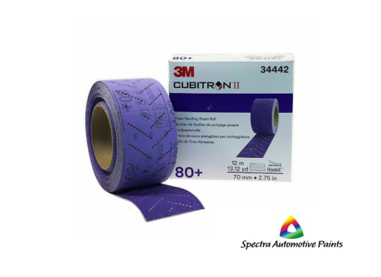 3M Cubitron II Clean Sanding Sheet Roll 80g. 70mm X 12M. 34442 ...