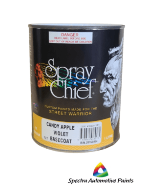 Spray Chief Candy Apple VIOLET Pre Mixed 1Lt - Spectra Paints