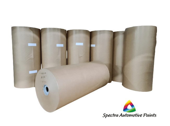 Brown WAX Paper Masking Roll, Sankraft 550m X 450mm,Painting, Wrapping ...