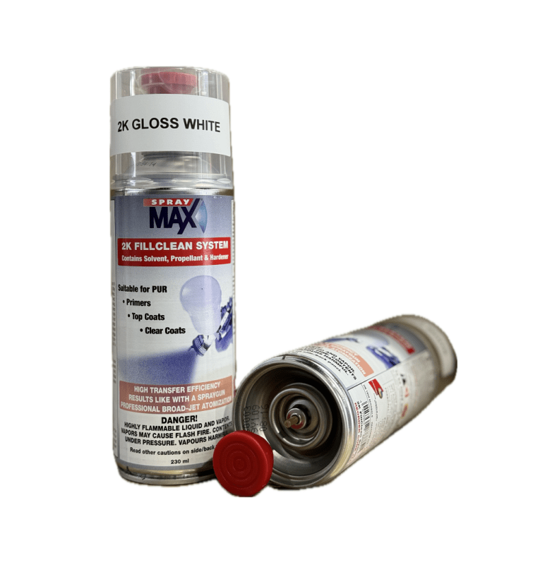 Spray Max 2K White Gloss Touch Up Spray Aerosol - Spectra Automotive Paints