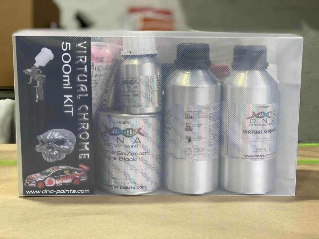 DNA Virtual Chrome 500ml Complete Kit. Custom Paint. - Spectra Paints
