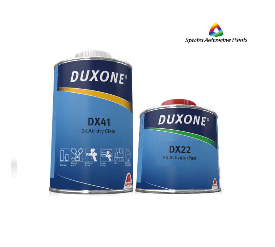 Duxone Air Dry 2K Clear Kit 1.5lt (2:1) DX41. Made By Axalta. - Spectra ...