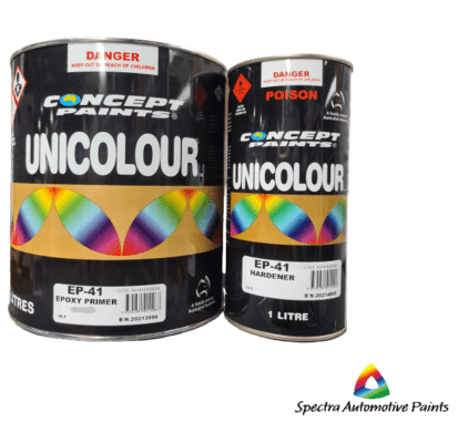 Concept Paints Epoxy Primer Kit EP41. 2K White 5Lt - Spectra Paints