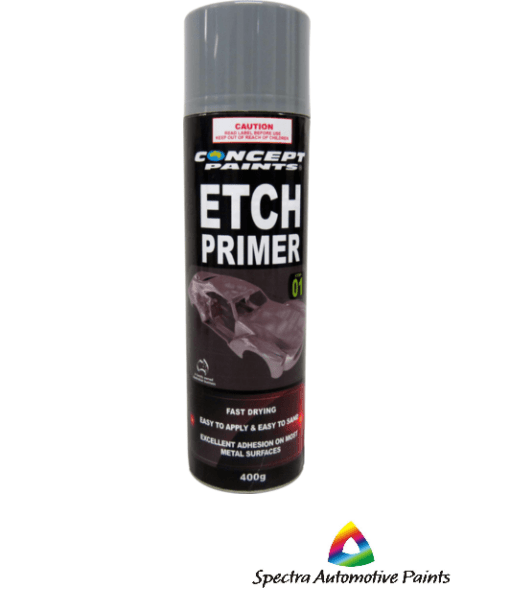 Concept Paints Etch Primer GREY Aerosol/Spraycan 400g, Automotive Paint. - Spectra Automotive Paints