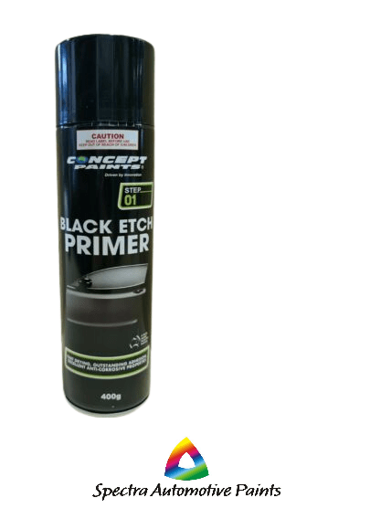 Concept Paints Etch Primer BLACK Aerosol. 400g. Automotive Paint ...