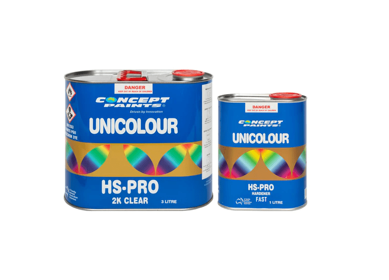 Concept Paints HS-PRO Clear Kit With FAST Hardener 2K (3:1). 4lt Kit ...