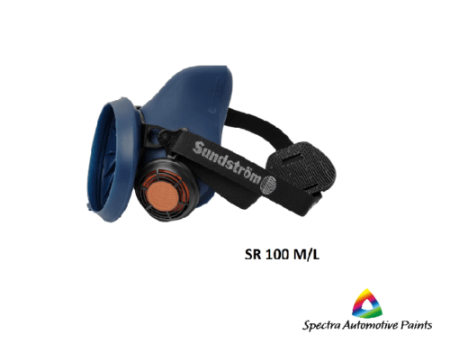 Sundstrom Premium Pack SR-100 Kit Mask Respirator. Spray Painter, Face ...