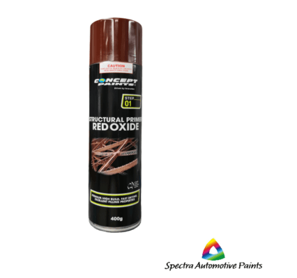 Concept Paints Structural Primer Red Oxide. Aerosol 400g - Spectra Paints