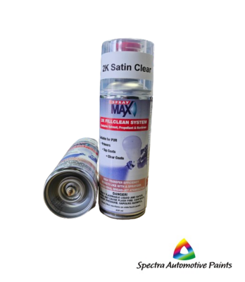 Spray Max 2K Satin Clear Touch Up Spray Aerosol - Spectra Paints