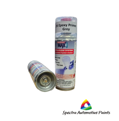 Spray Max 2K Epoxy Primer Grey, Touch Up Spray Aerosol - Spectra Paints