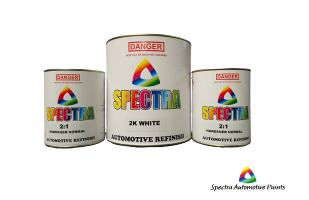 Spectra HS White 6lt. 4LT 2K White With 2 X 1lt Hardener (2:1 ...