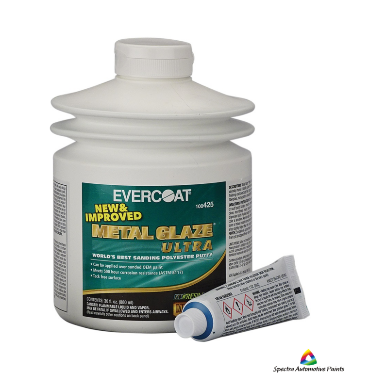 Evercoat Metal Glaze Ultra Body Filler Polyester Putty, Repair, Finishing 880ml. - Spectra Paints