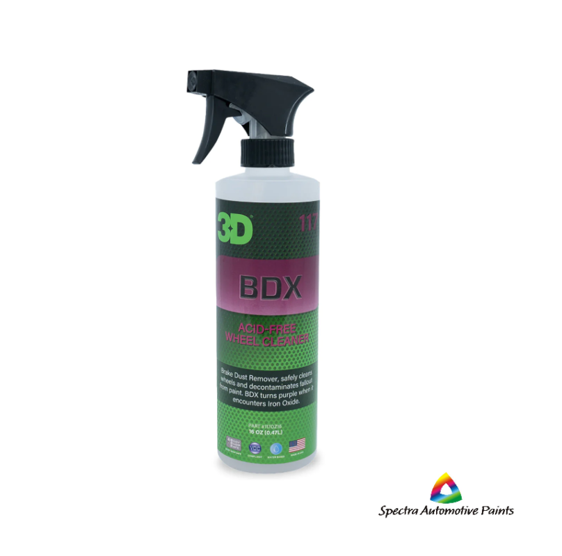 3D BDX Brake Dust Remover Iron Remover Acid Free Wheel Cleaner 475ml ...