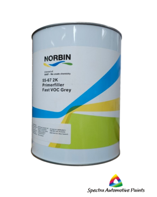 Norbin 2K Primer Filler Kit Grey 5lt, Made By BASF - Spectra Paints