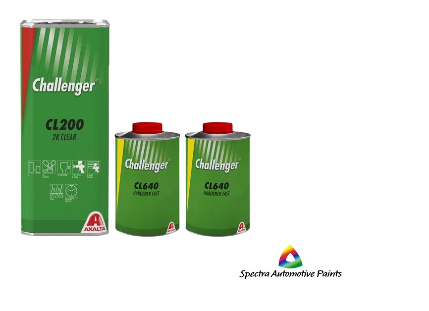 Challenger Fast 2K Clear 6Lt (2:1) CL200 + 2 X CL640 - Spectra ...