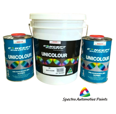 Concept Paints Matt Clear 2K Kit 6lt (2:1) - Spectra Paints