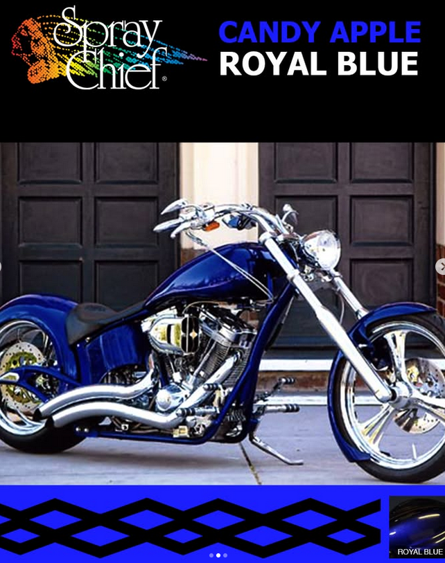 Spray Chief Candy Apple 1x 200ml Bottle. ROYAL BLUE. RFU - Spectra Paints